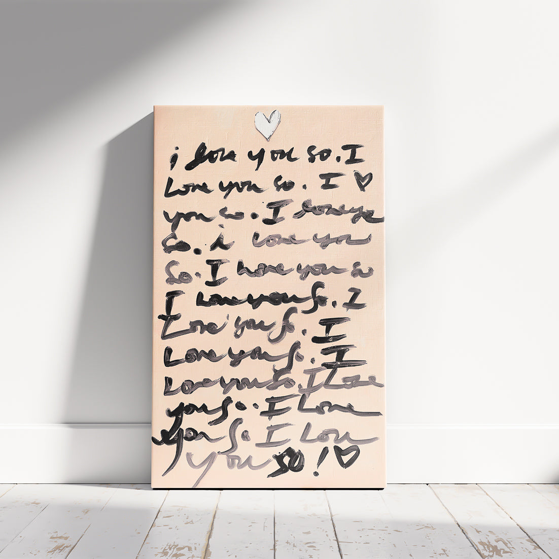 Love Letter Wall Word Art Original Artwork – KERRI ROSENTHAL