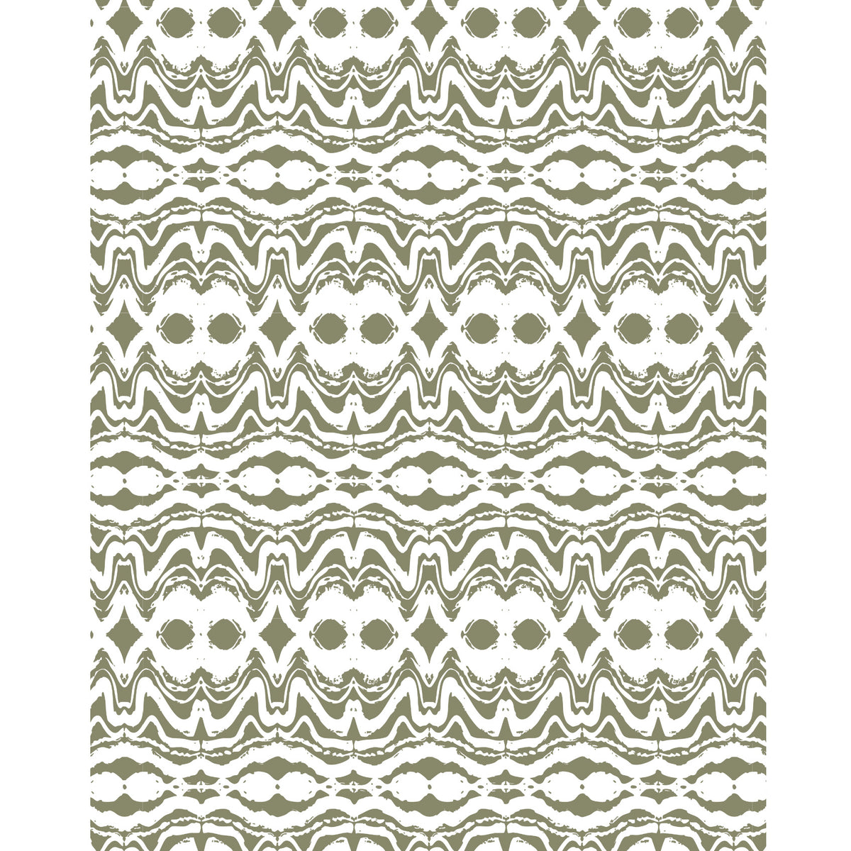 Cactus Palm Ikat Green Wallpaper – KERRI ROSENTHAL