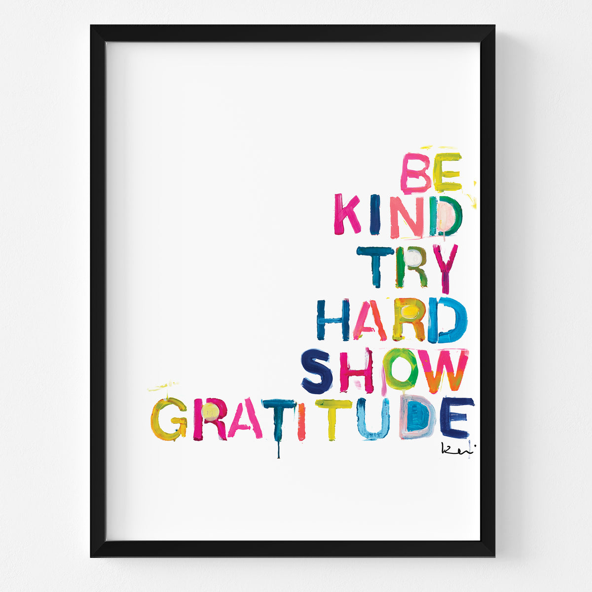 House Rules Vertical Wall Word Art Print Artwork – KERRI ROSENTHAL
