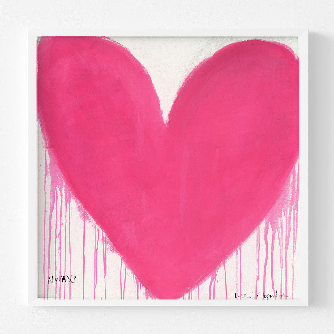 In My Heart Pink Art Print Wall Art Framed Artwork – KERRI ROSENTHAL
