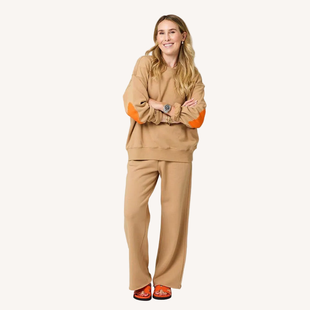Weekend Barb Cotton Fleece Camel Sweatpant – KERRI ROSENTHAL