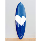 Custom Drippy Heart Surfboard Marvelous Blue Designs – KERRI ROSENTHAL