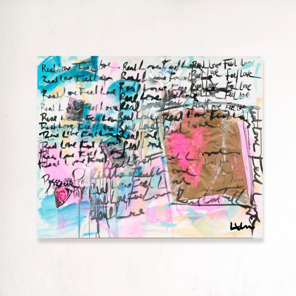 Love Inside Out Wall Word Art Original Artwork – KERRI ROSENTHAL