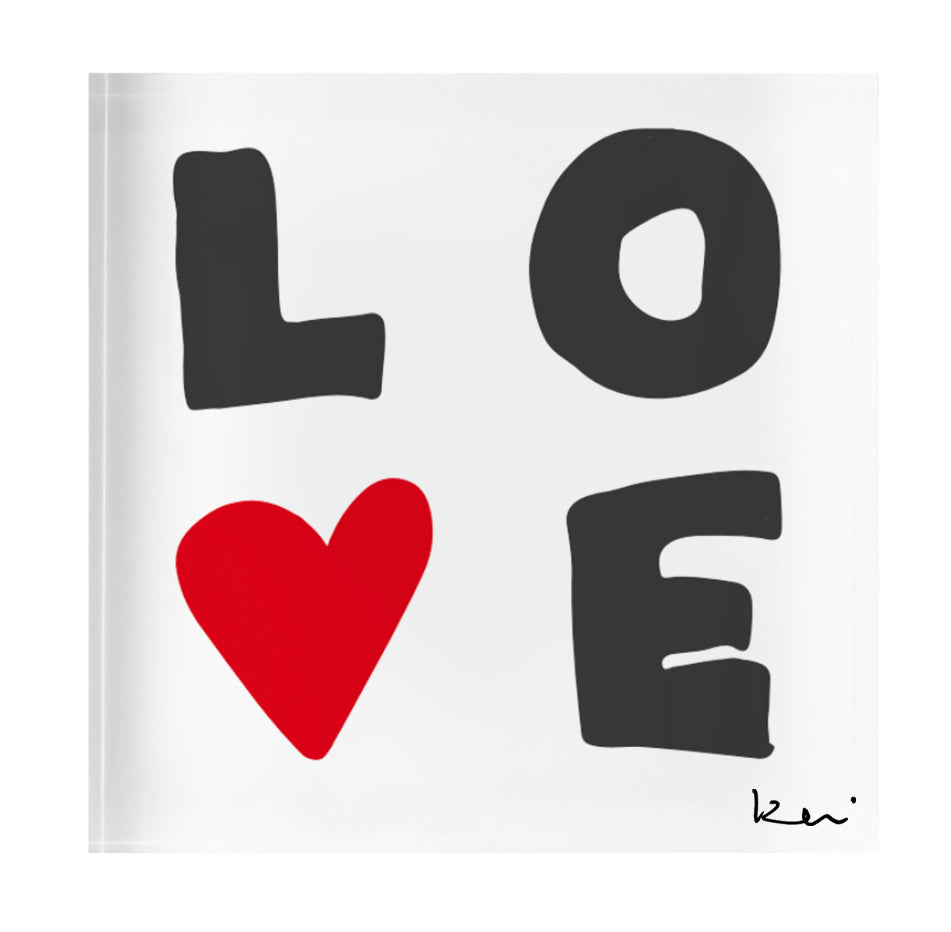 Love Squared Acrylic Block of Love – KERRI ROSENTHAL