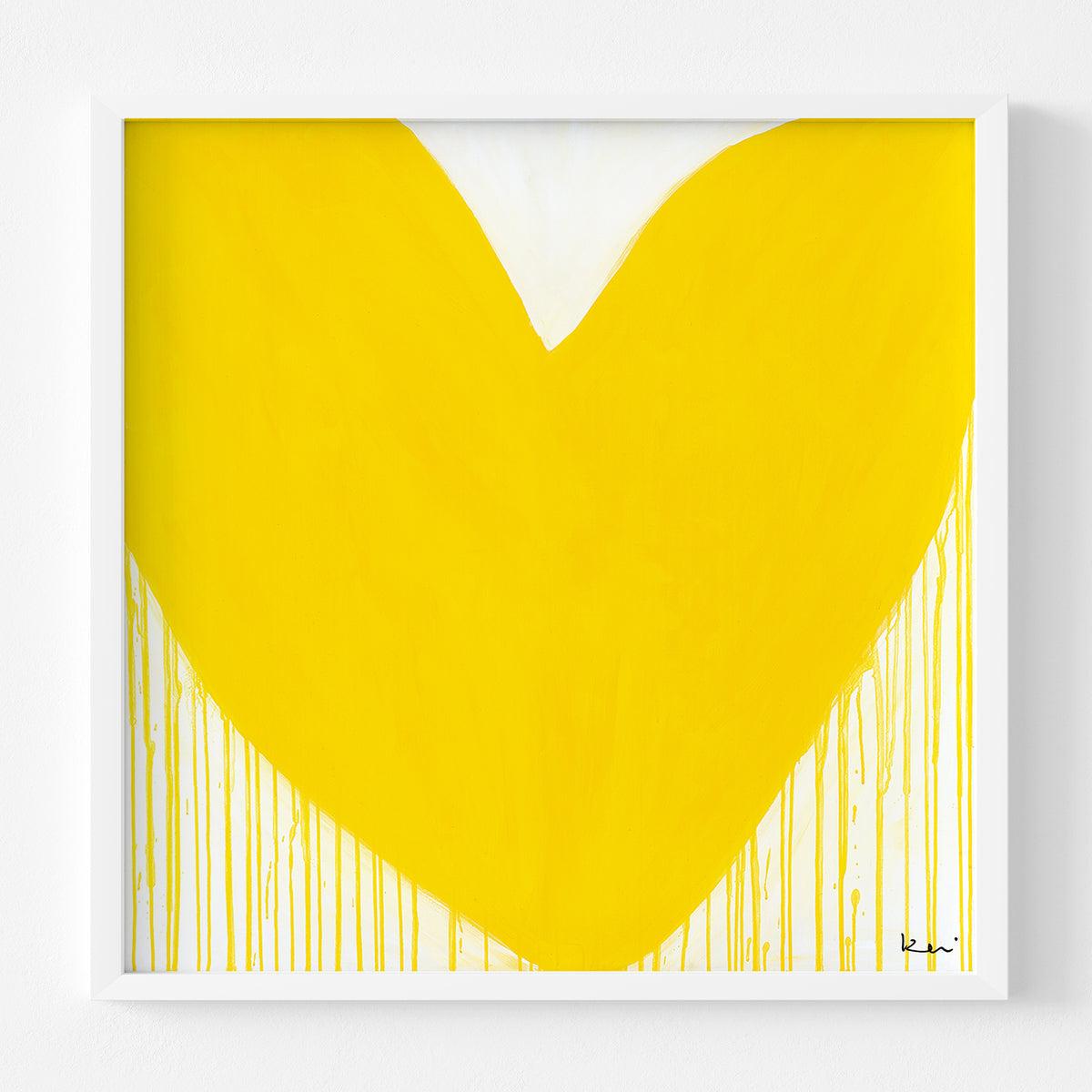 Mad Love Drippy Heart Art Print Artwork – KERRI ROSENTHAL