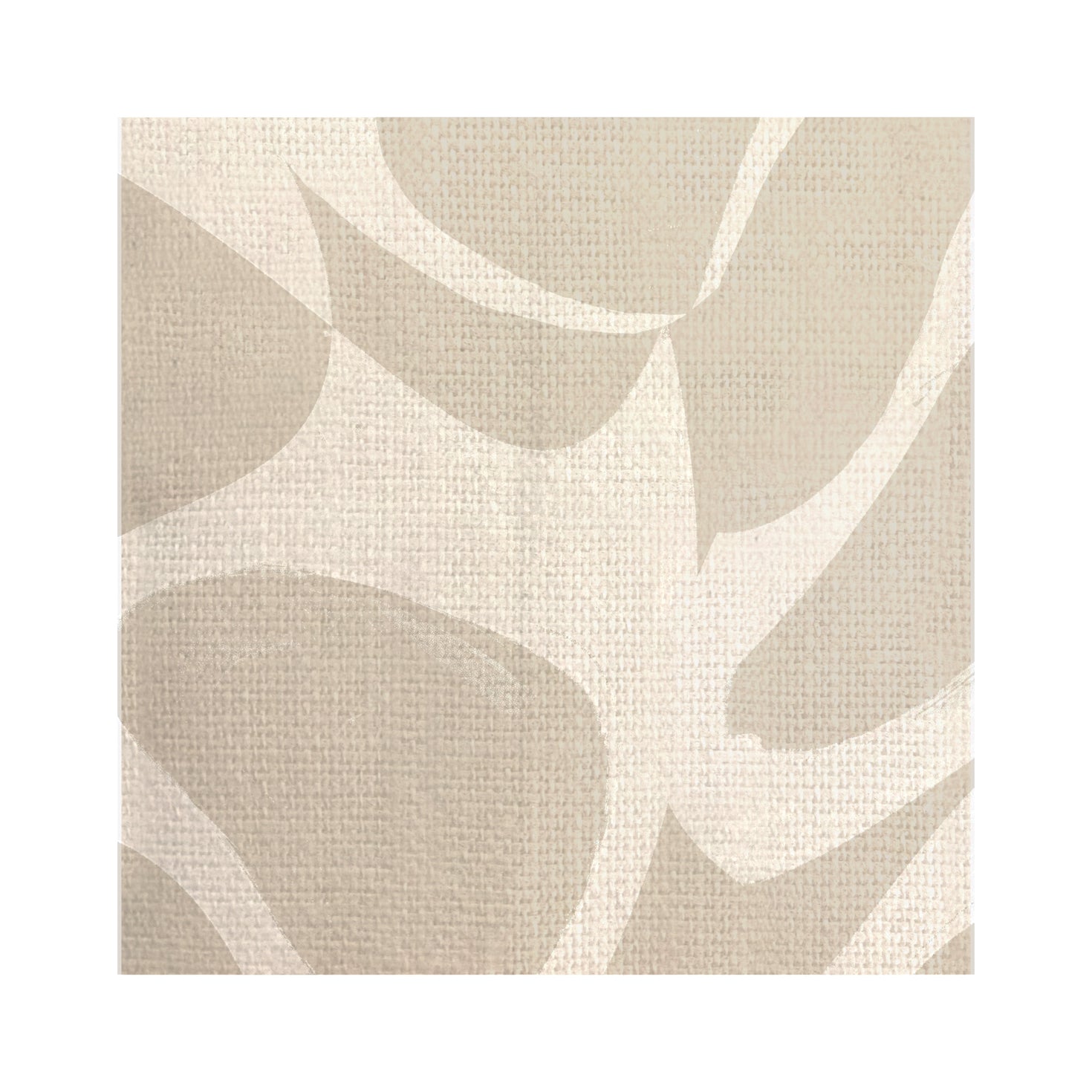 Maze taupe and blue cotton oyster linen fabric – KERRI ROSENTHAL