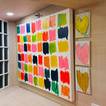 Pink Mini Heart Original Painting Wall Artwork – KERRI ROSENTHAL