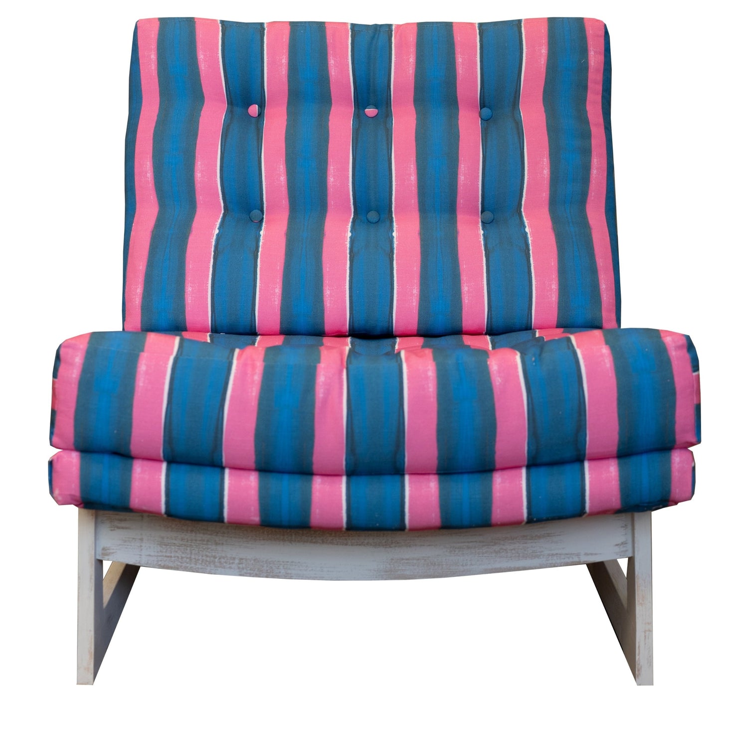 Nomad Stripes Oversized Armless Romeo Accent Chair – KERRI ROSENTHAL