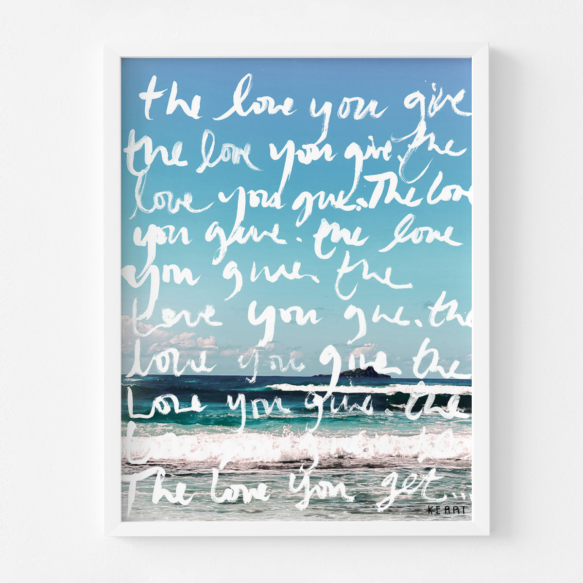 Sand + Soul Sunrise Art Print Wall Word Art – KERRI ROSENTHAL