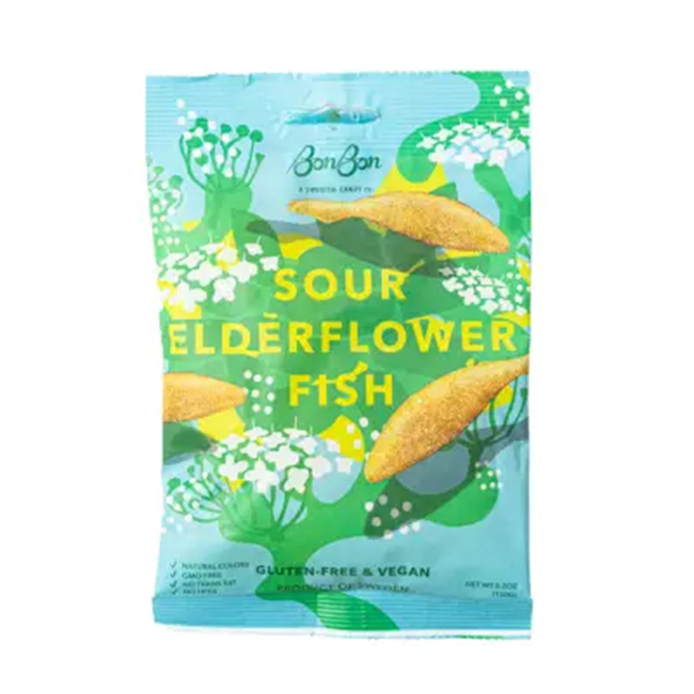 Sour Elderflower Fish - Swedish Candy 5.2oz (150g) – KERRI ROSENTHAL