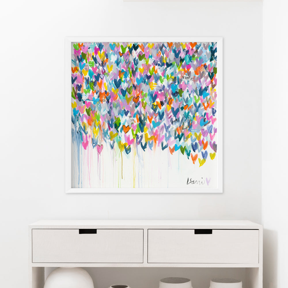The Happy Yes Colorful Wall Art Print Artwork – KERRI ROSENTHAL