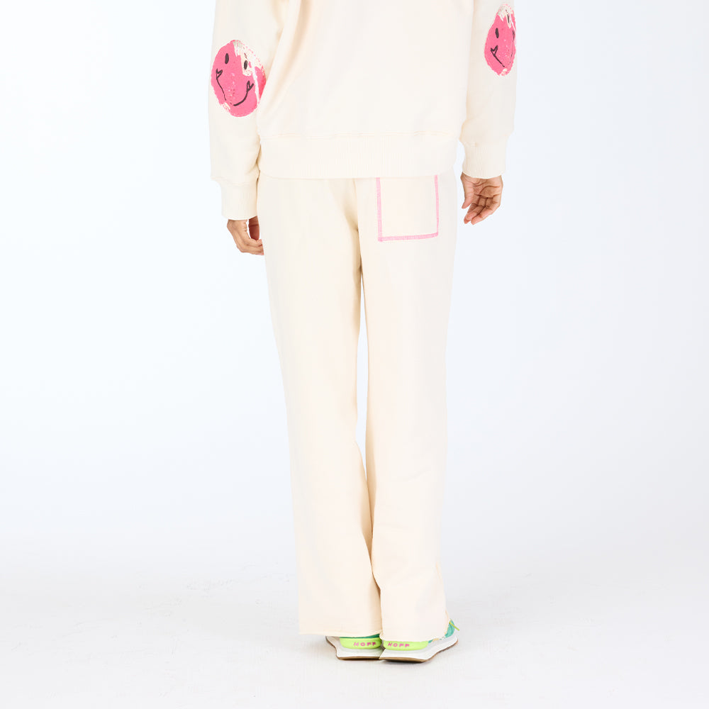 Weekend Barb Soft Cotton Fleece Beige Sweatpant – KERRI ROSENTHAL