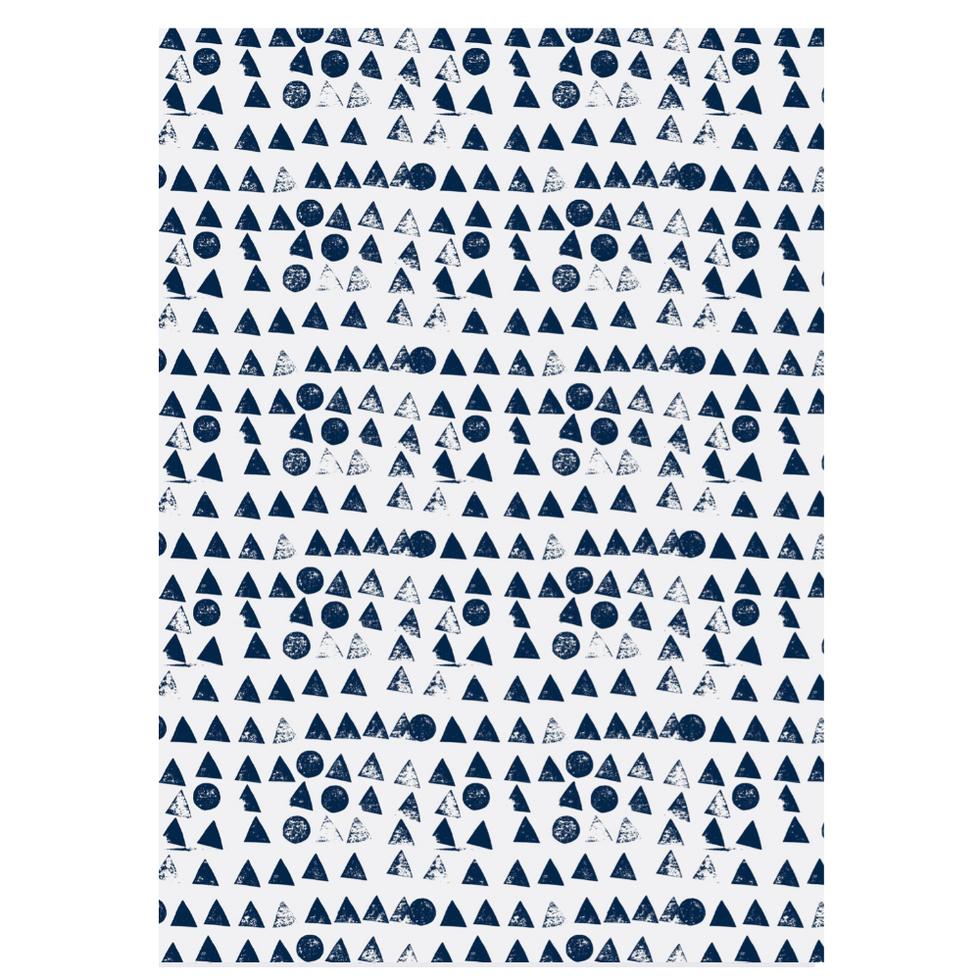 Indigo blue moon tree Indigo eco-friendly wallpaper – KERRI ROSENTHAL