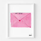 Sending You a Love Note Art Print Artwork – KERRI ROSENTHAL