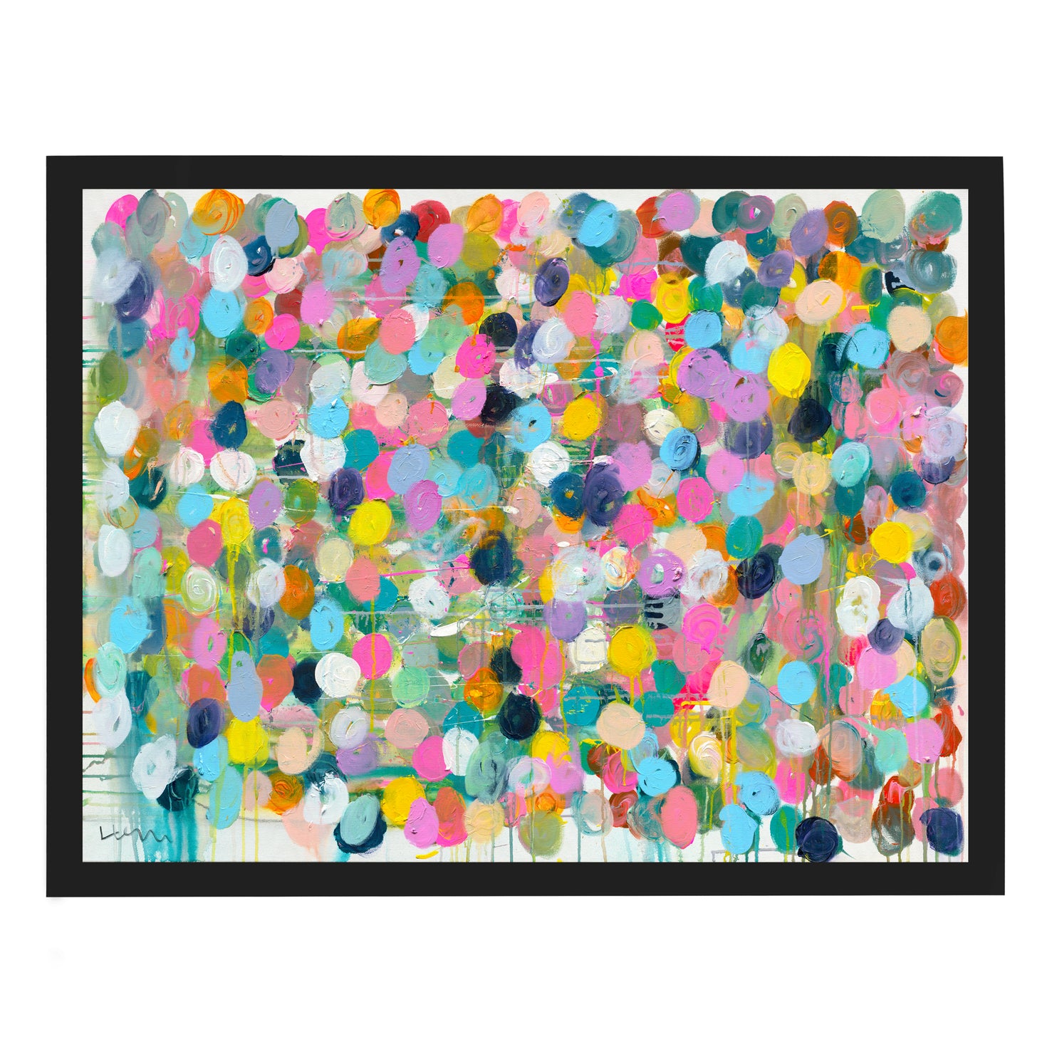 Colorful Bam Bam Boom Art Print Wall Art Framed Artwork – KERRI ROSENTHAL
