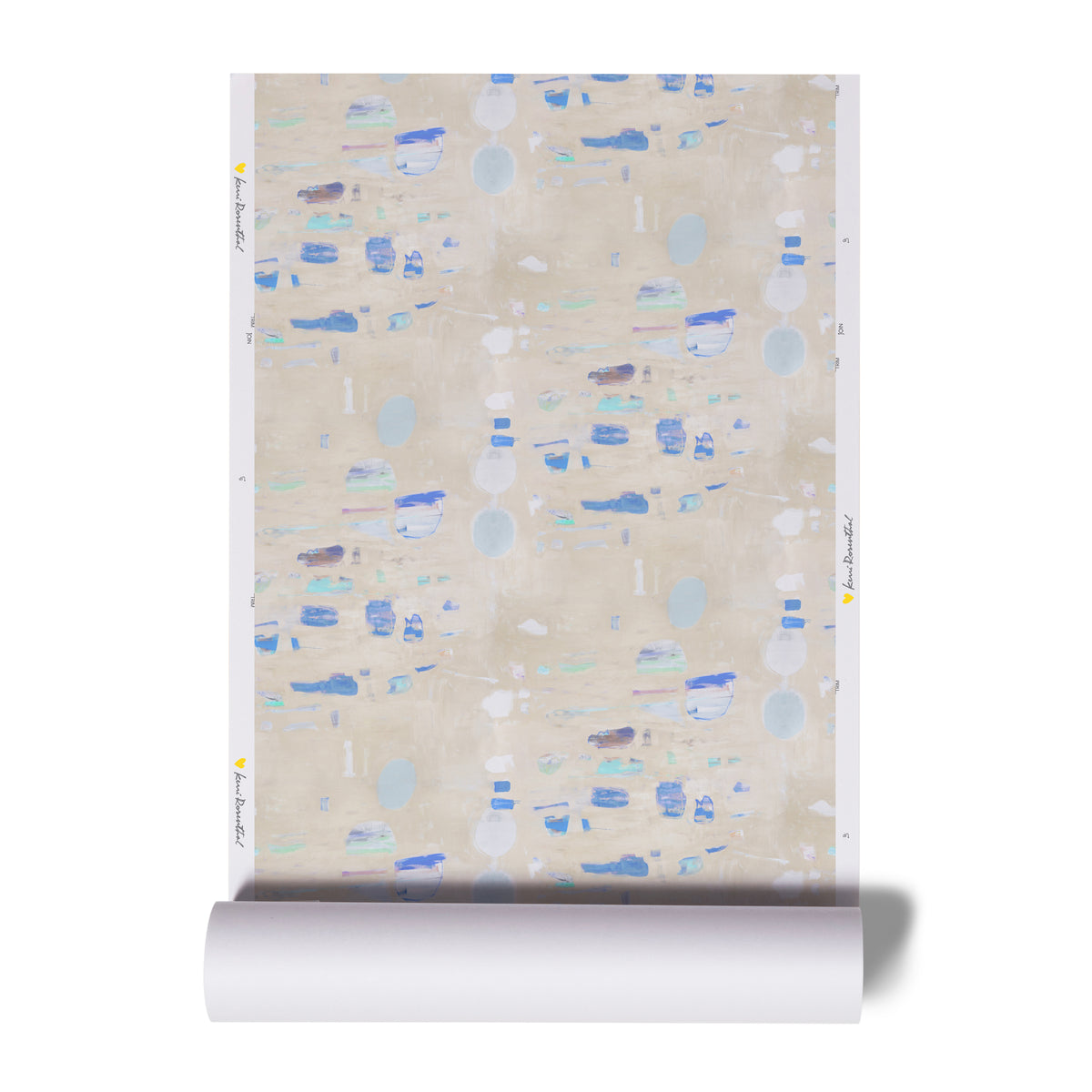 Beachcomber light brown sandstone wallpaper – KERRI ROSENTHAL