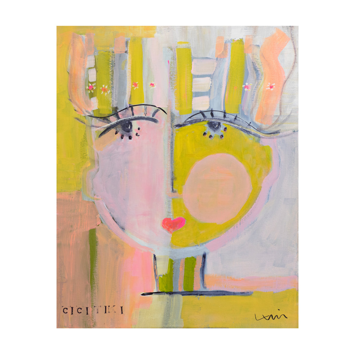 Tiki CiCi Art Print Wall Art Framed Artwork – KERRI ROSENTHAL