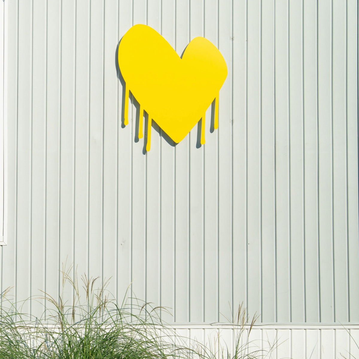 Drippy Heart Cut-Out Yellow Wall Art Framed Artwork – KERRI ROSENTHAL