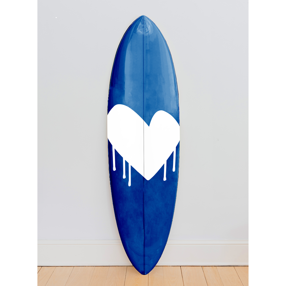 Drippy Heart Surfboard Marvelous Blue – KERRI ROSENTHAL
