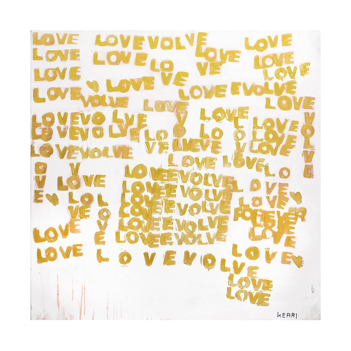 The Evolution Of Love Wall Word Art Framed Artwork – KERRI ROSENTHAL