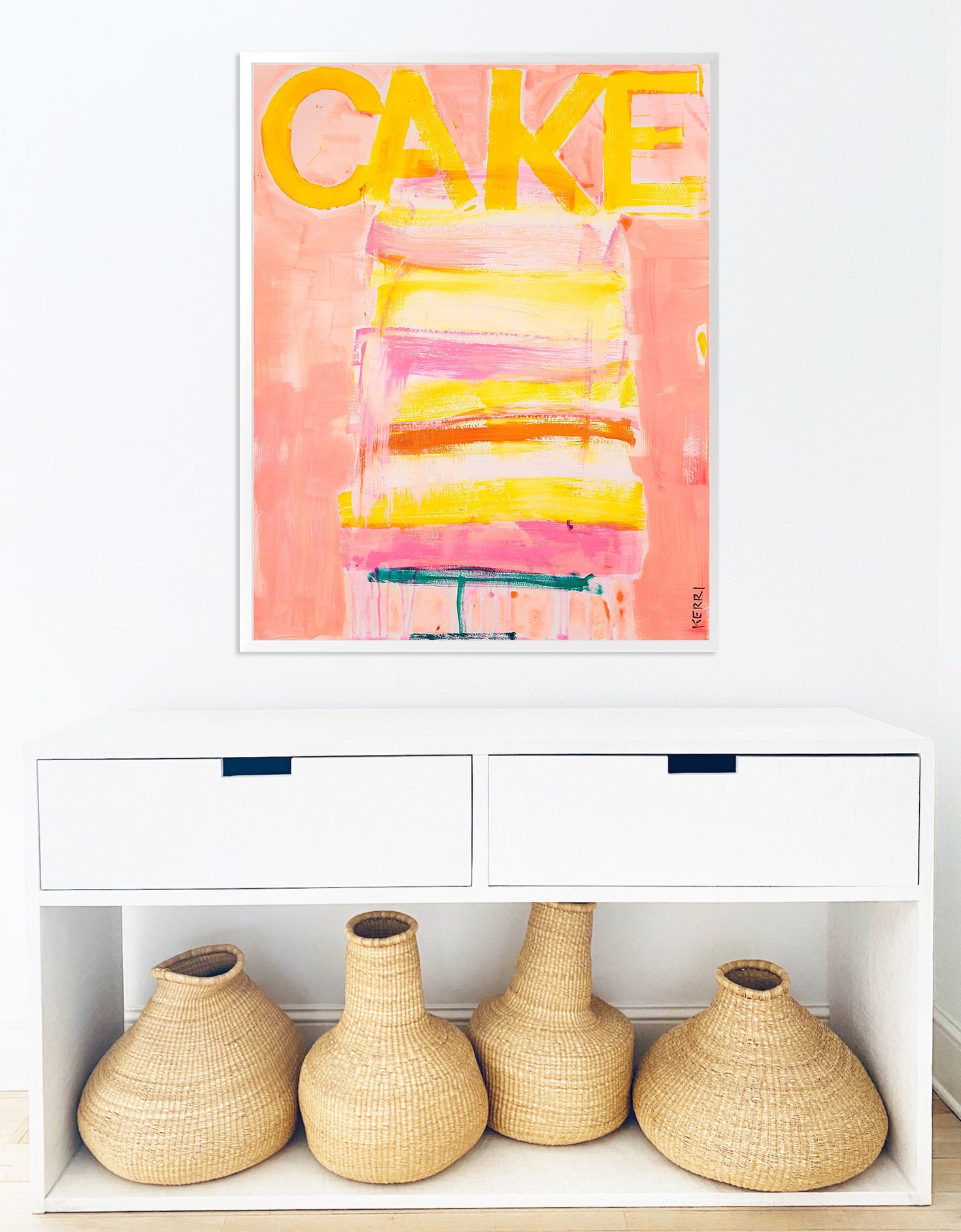 Great Cake wall art framed artwork for dessert lovers – KERRI ROSENTHAL