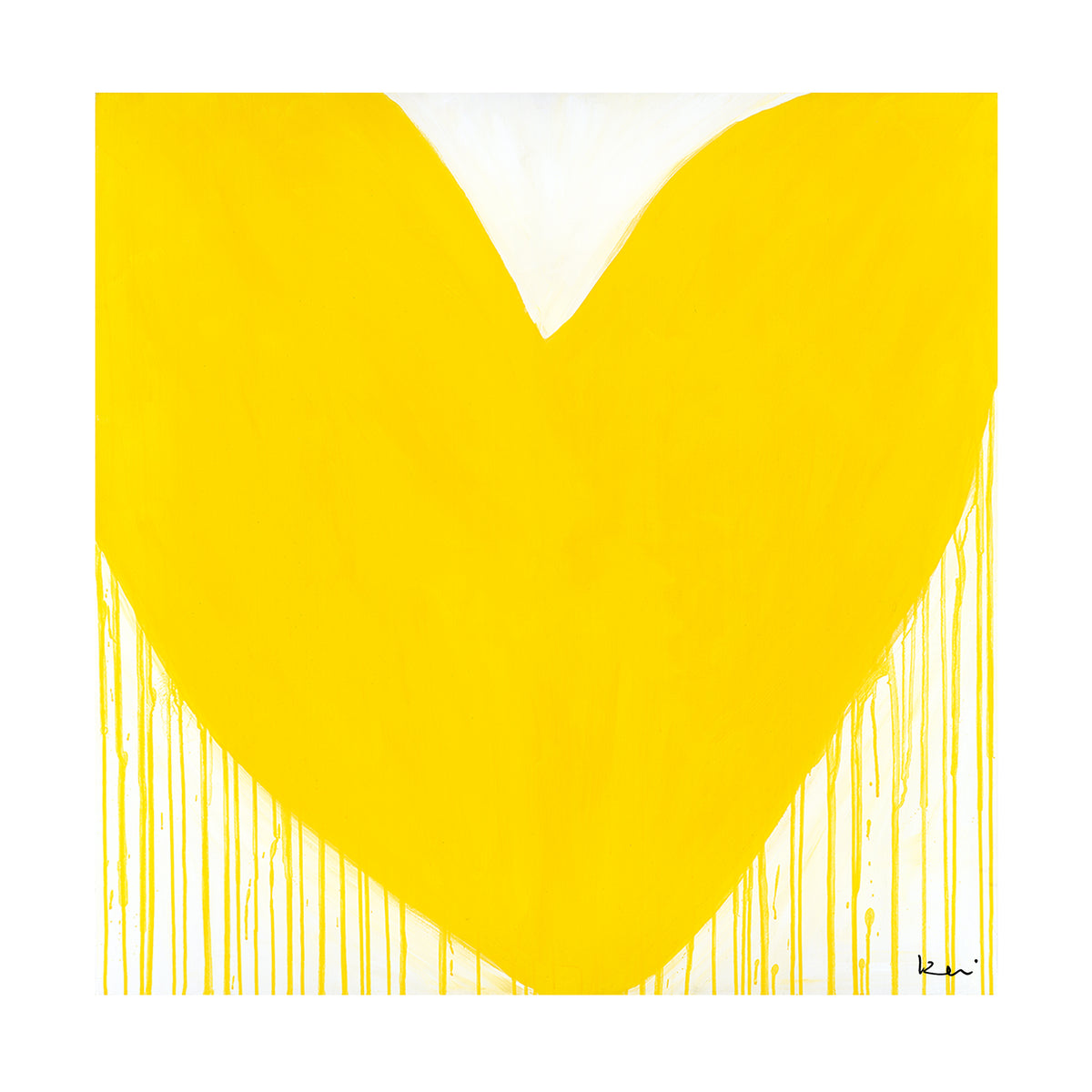 Mad Love Drippy Heart Art Print Artwork – KERRI ROSENTHAL