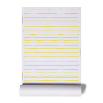White with yellow stripe mr. sharpie designer wallpaper – KERRI ROSENTHAL
