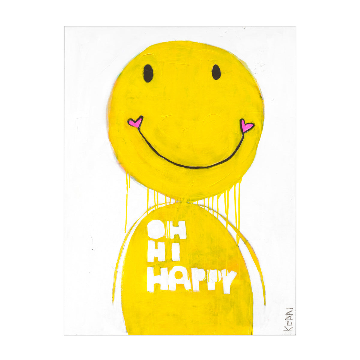 Mr. Happy Art Print Wall Art Framed Artwork – KERRI ROSENTHAL