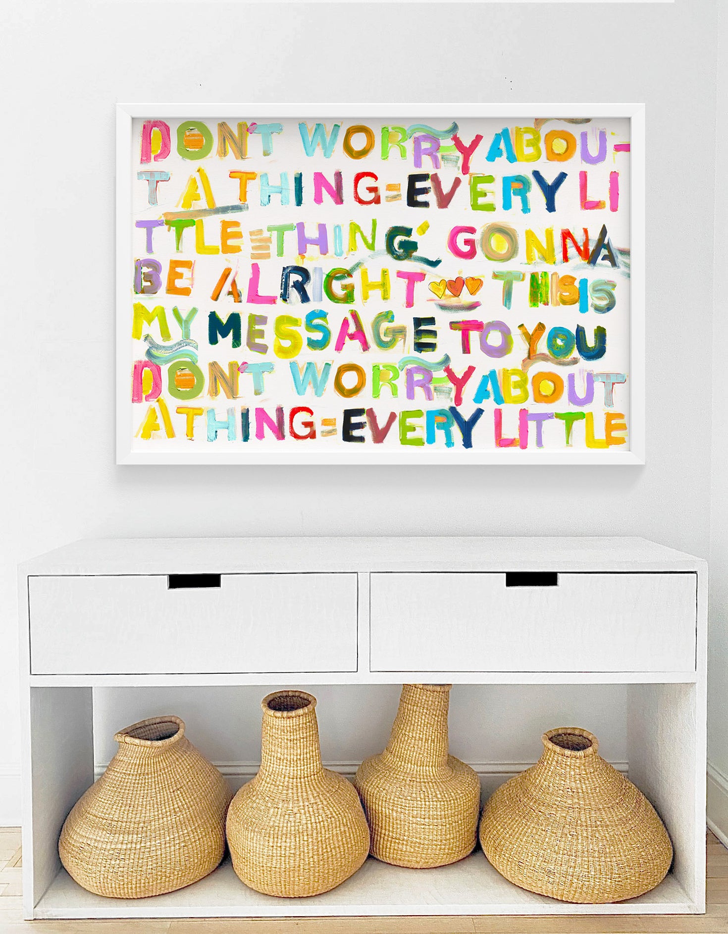 My Message To You Horizontal Wall Word Art Framed Artwork – KERRI ROSENTHAL