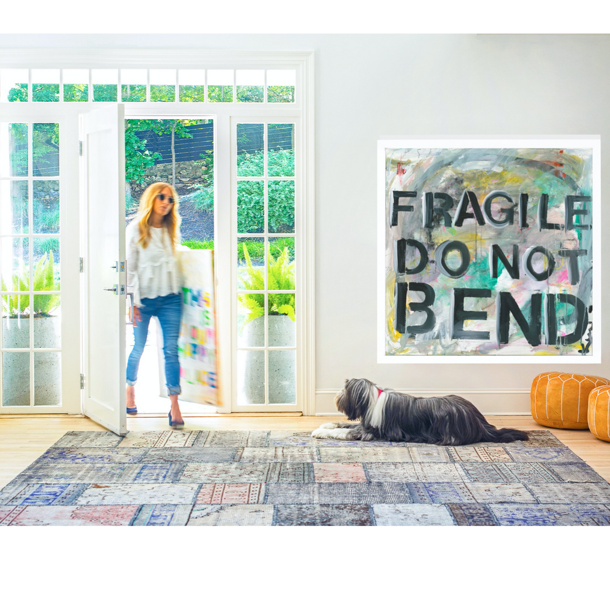 Fragile Do Not Bend Art Print Wall Word Artwork – KERRI ROSENTHAL